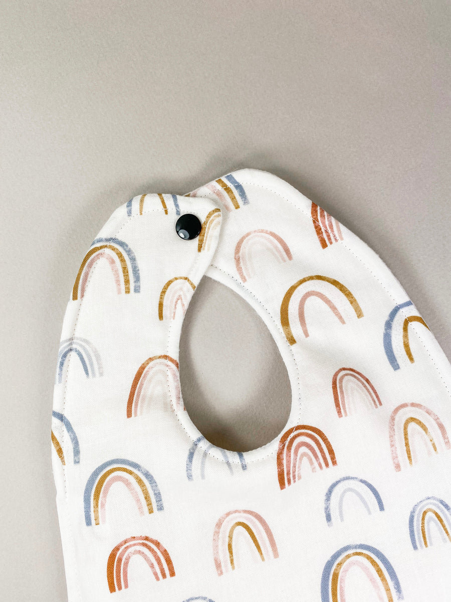 Rainbow Bib and Burpcloth – KateMarie Designs